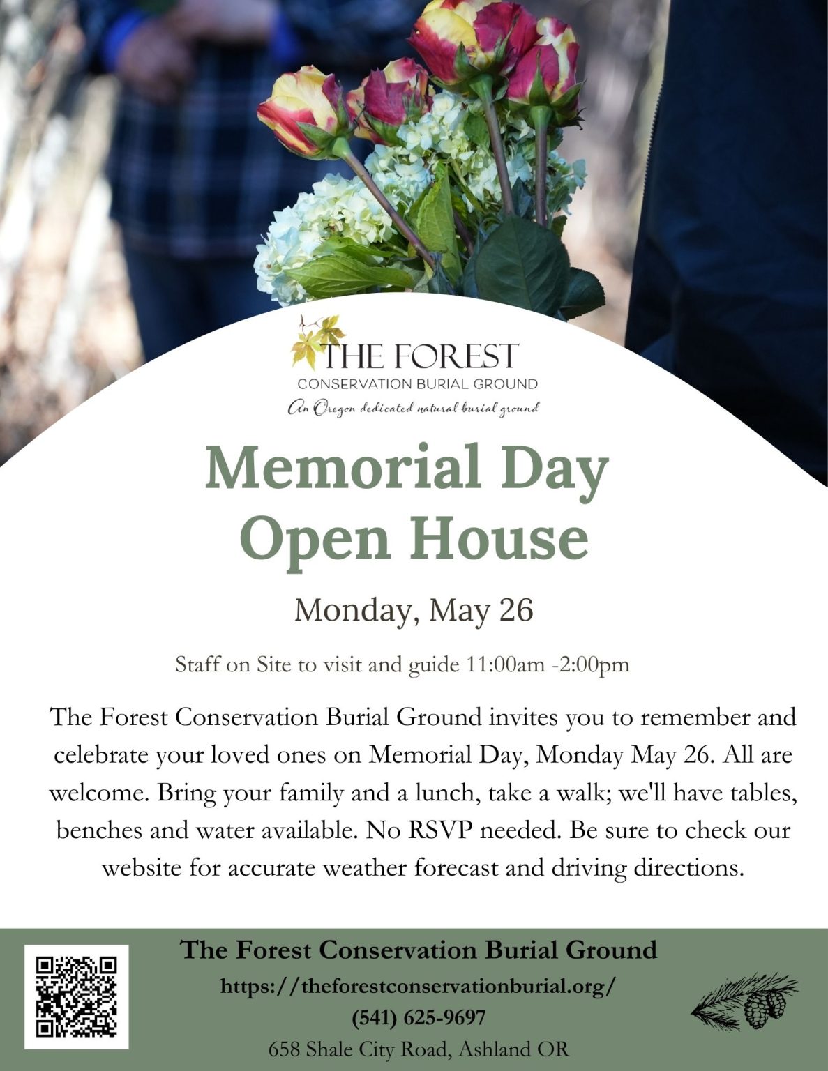 Memorial Day Open House – The Forest Conservation Burial Ground